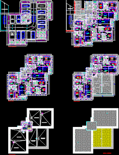 Plan bâtiment dwg ~ Engineering et Architecture