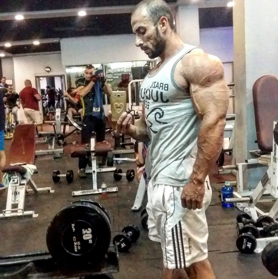world bodybuilders pictures: iraqi bodybuilder saad shaaban from erbil city