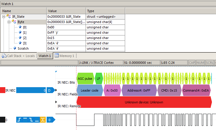 Hardware by design: Audio sw - NEC IR Remote Protocol