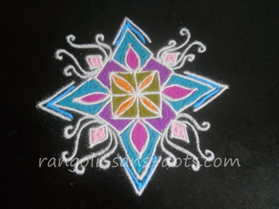 Easy rangoli designs - beginners