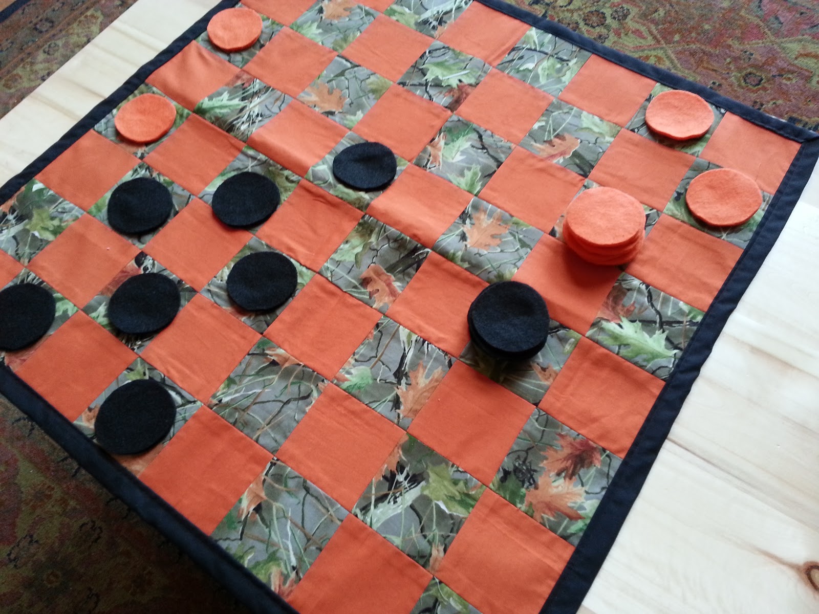 Things I Like To Make: Oversized Cloth Checkerboard