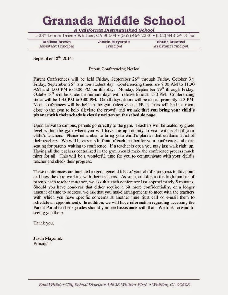 Mrs. Wille's Art Room: Parent Conference Information