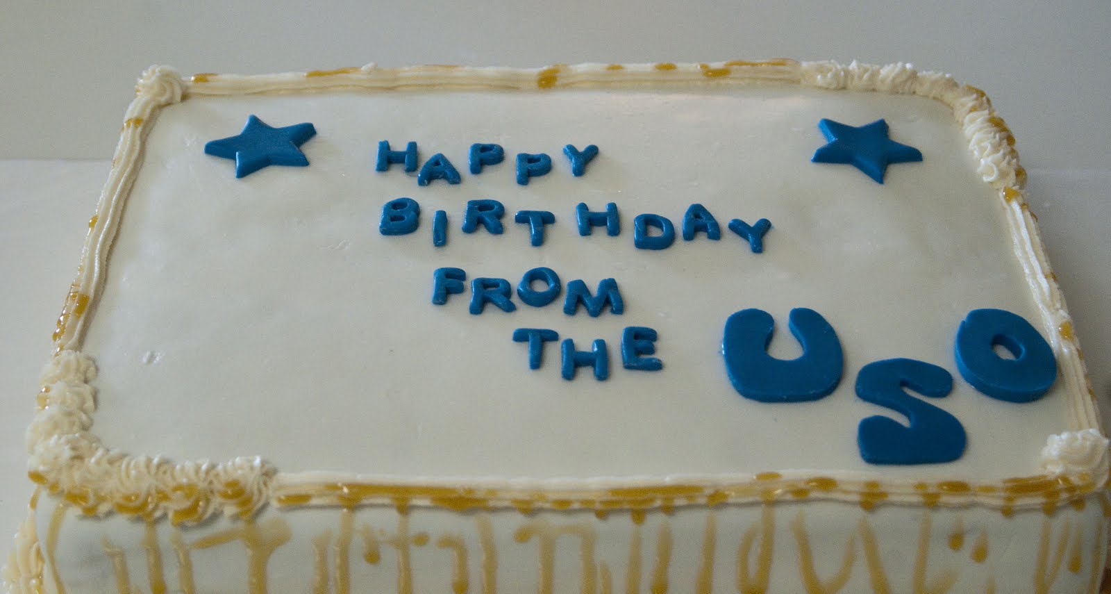 Michelle's Cakes: USO August cake