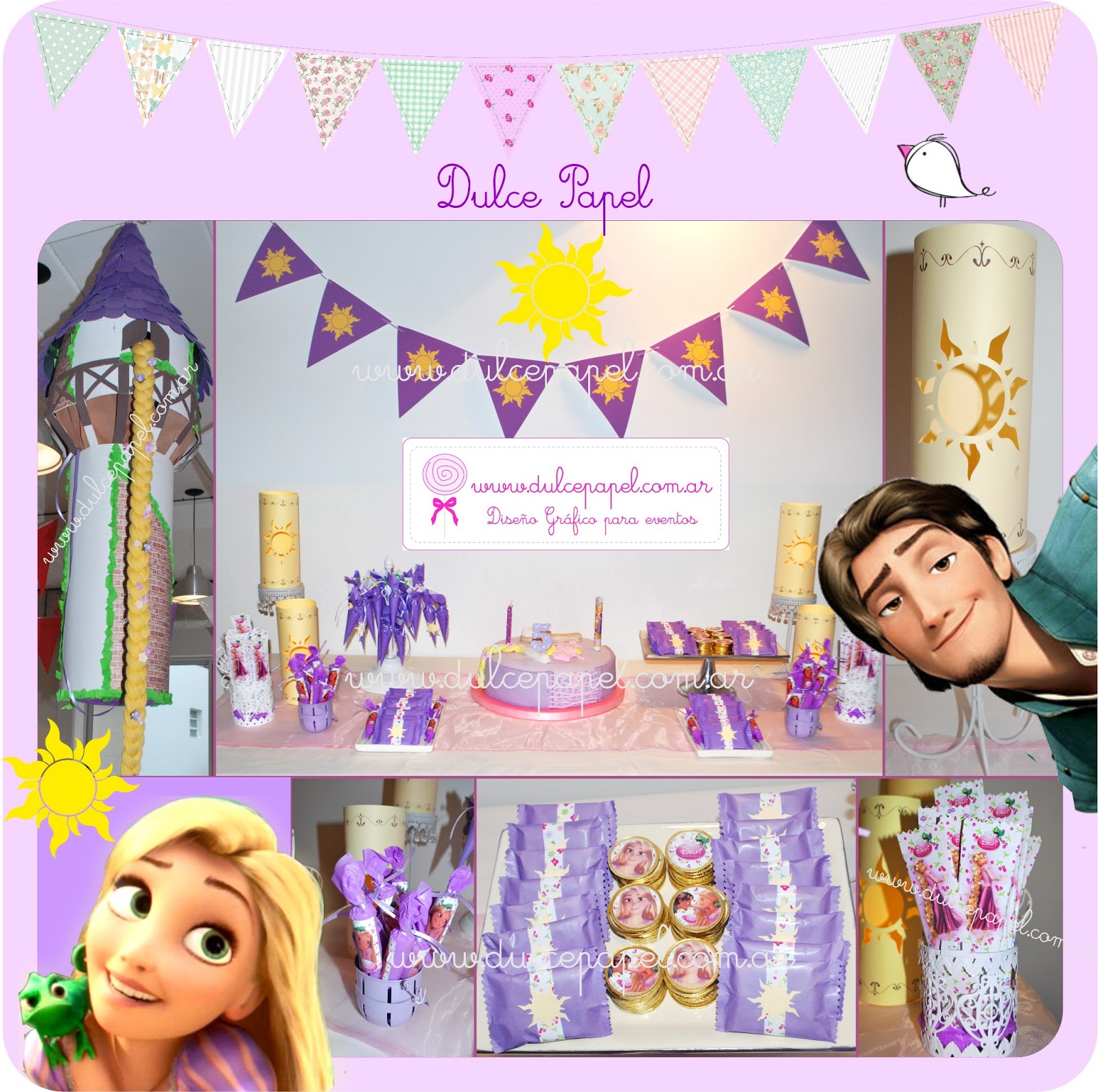 Dulce Papel: Fiesta Rapunzel!