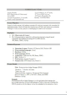Resume Sample Australia