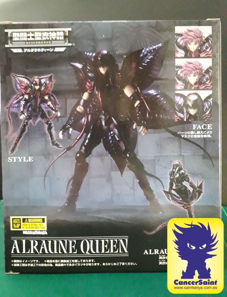 Queen de Alraune Myth Cloth se une a mi colección - Saint Seiya