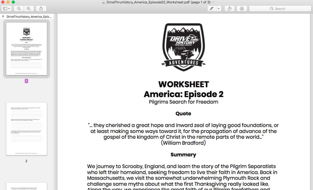 Homeschool Happenings: Drive Thru History Adventures ~ A Review