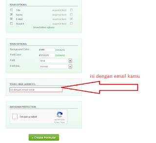 Cara membuat halaman Contact Us dengan Foxiform - Serba Ada
