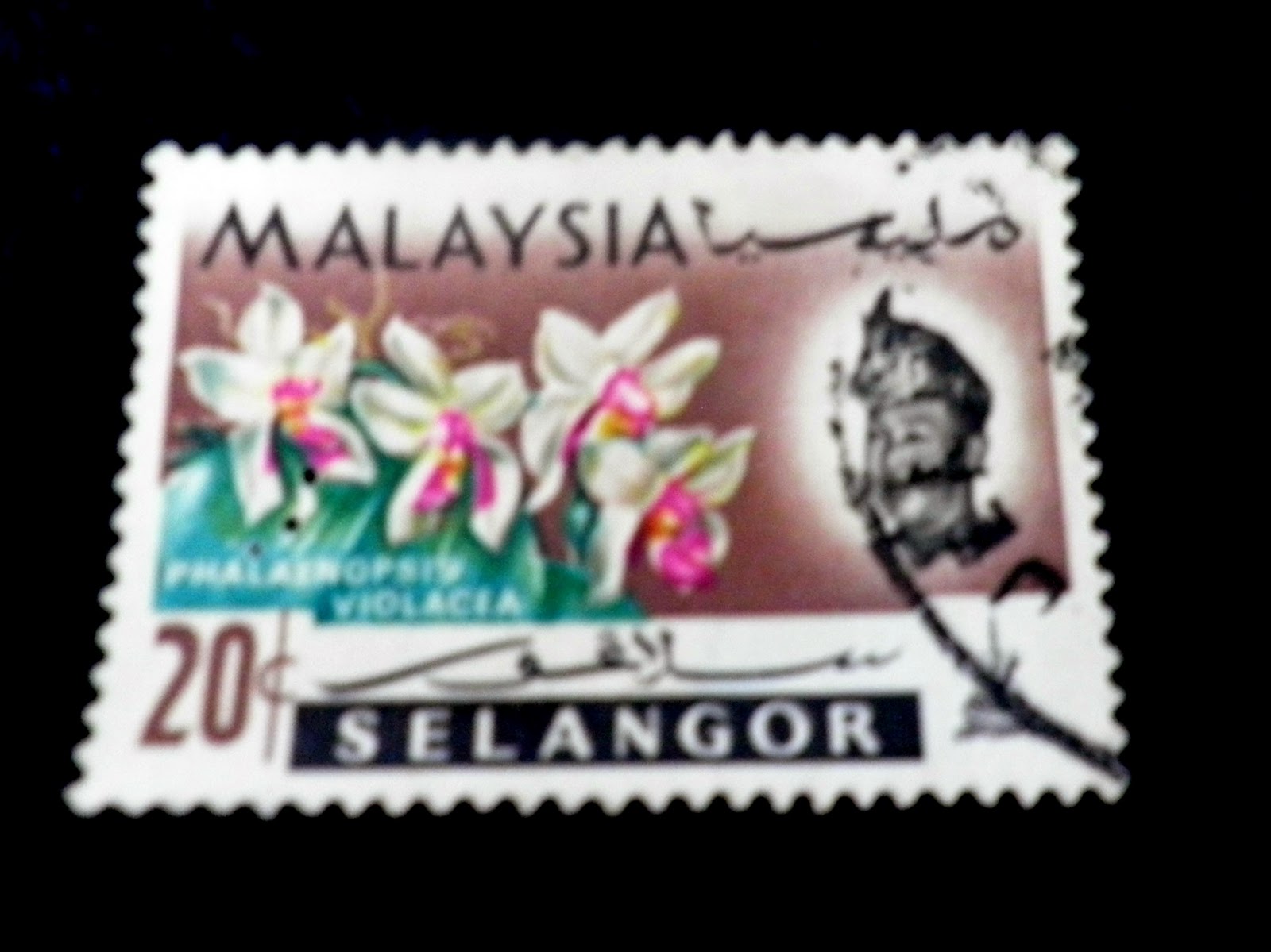 Dunia CMelor: Setem Antik Bunga Orkid Tahun1965