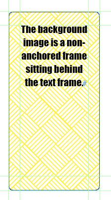 Document Geek: How to Make an InDesign Text Frame with a Background Image