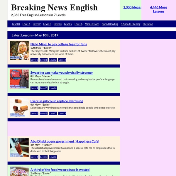 Breaking English News