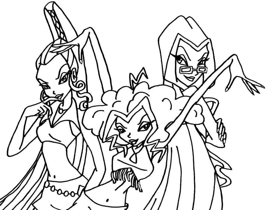 Of The Winx Club Trix Coloring Pages Coloring Pages