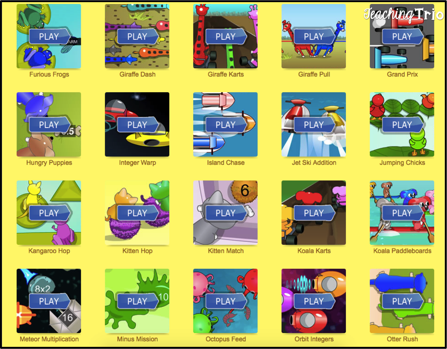 Teaching Trio: Using Arcademics to Build Skills