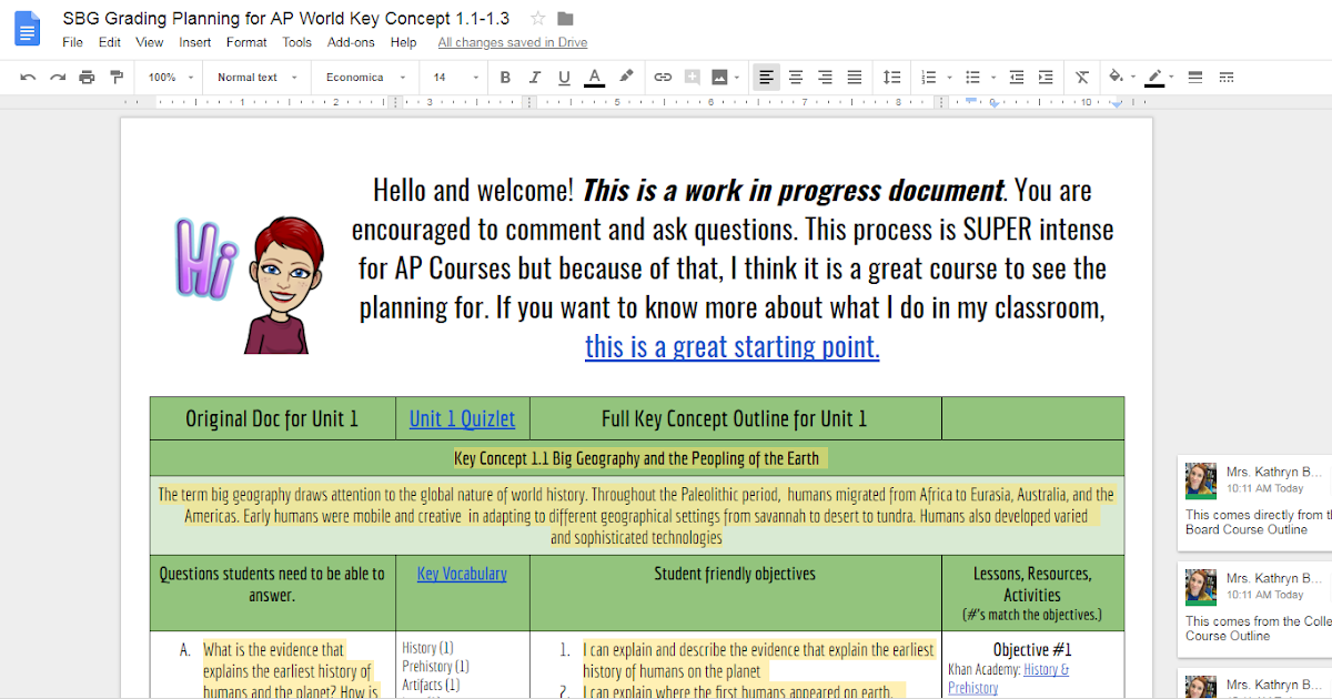 Grading Practices: How I Plan Using Standards Based Grading