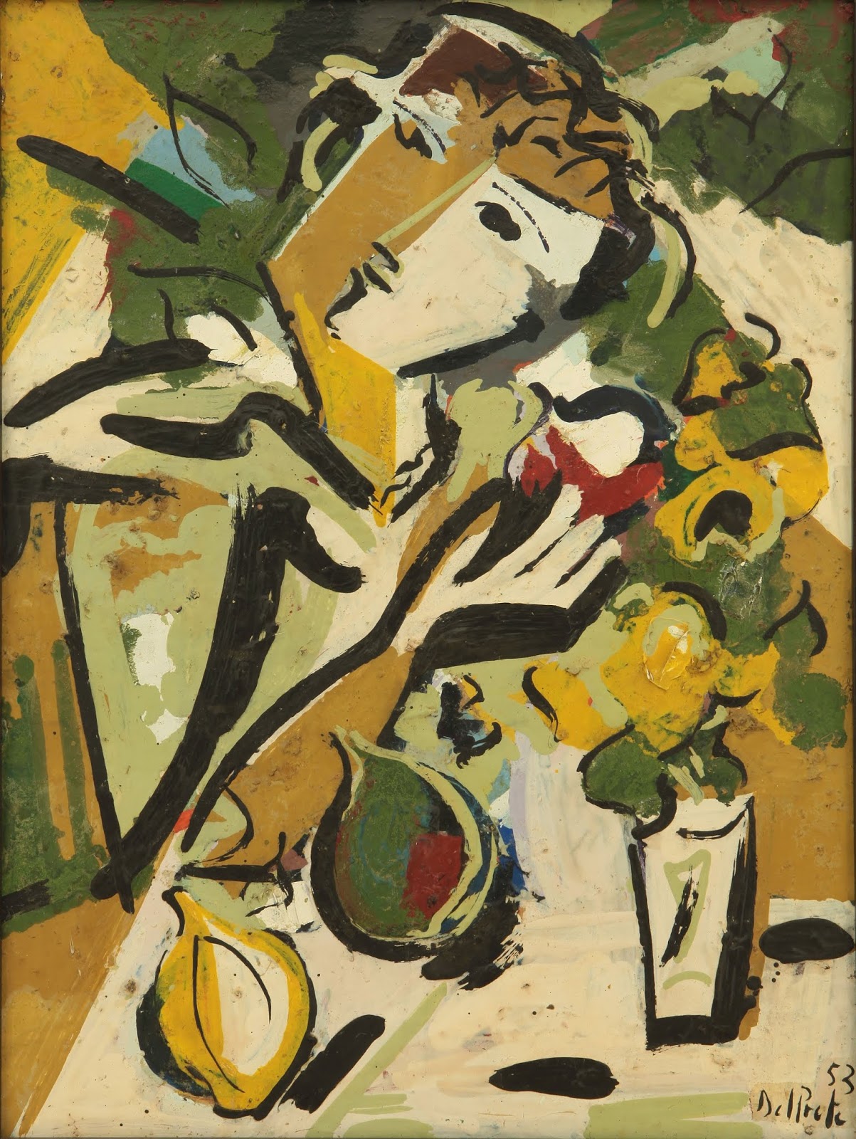 Vasto Gallery: Juan Del Prete, “Naturaleza y niño”, 1953.