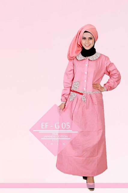 Gamis pink | TOKO GAYA MUSLIM