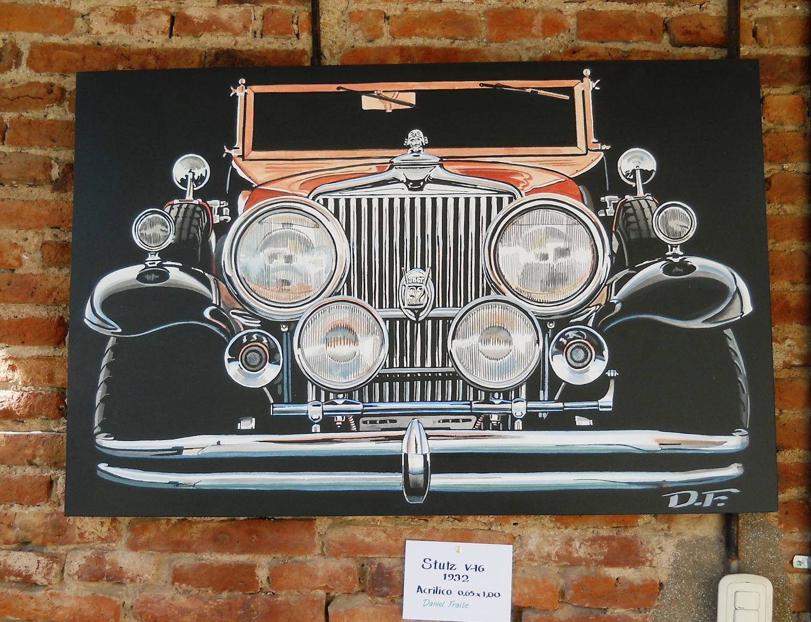 autos a escala y arte realista: Muestra Autos & Arte