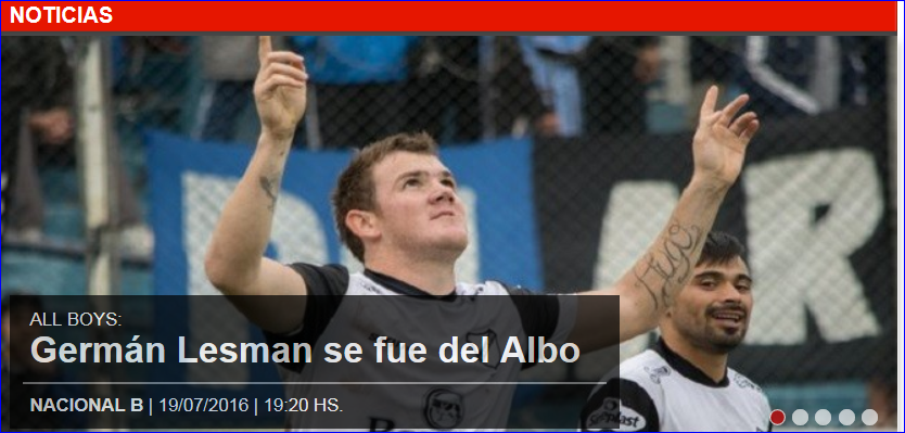All Boys Pasion del Oeste: ALL BOYS -LESSMAN-MAS INFORMACIONES LA ...