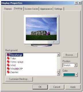 Mengubah Tampilan Background Desktop (mengganti wallpaper)