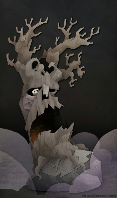 Dan Barrett's Art Blog: Haunted Halloween Tree