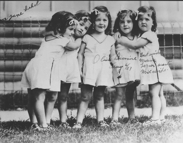 The First Quintuplets Known to Have Survived Infancy: 26 Vintage ...