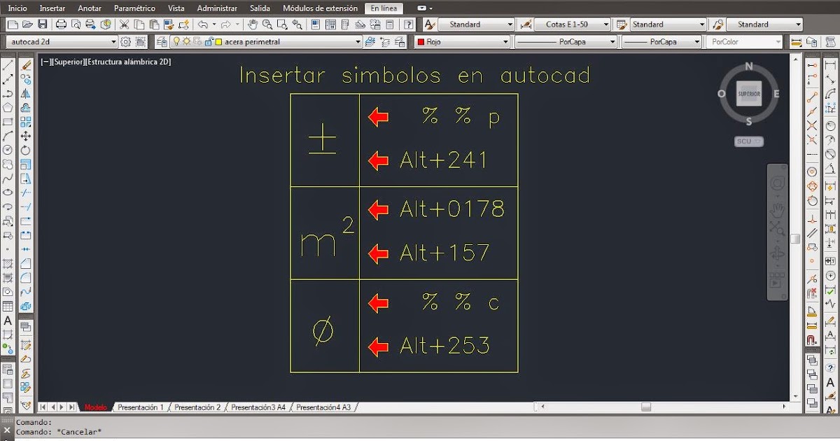 RC i.e.s. gran vía alicante: Insertar símbolos en autocad