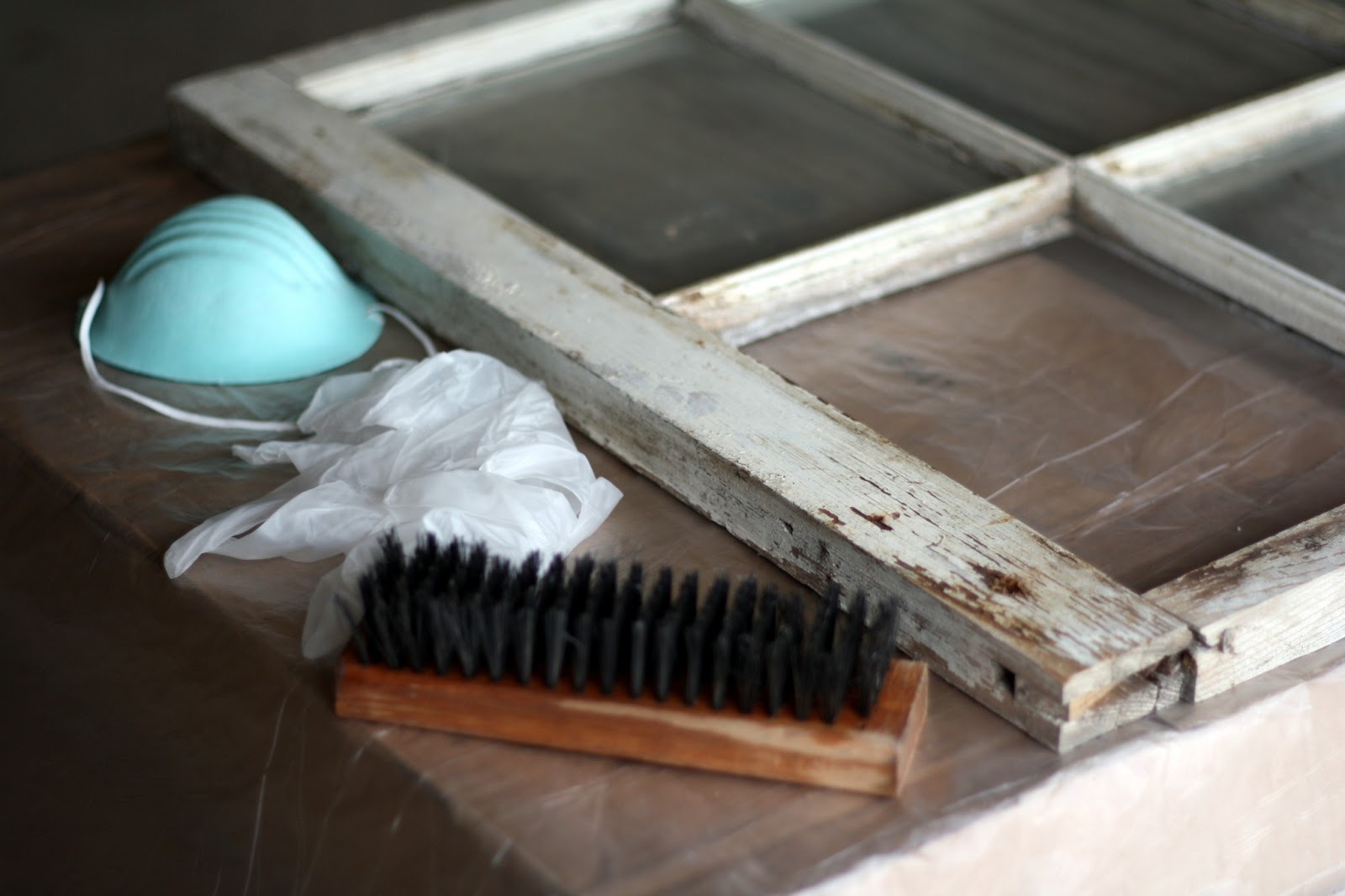 the semi-frugal life: diy: barn sale window transformation