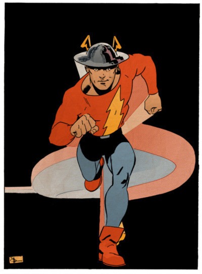 KING MEGATRIP: jay garrick commission by Doc Shaner!