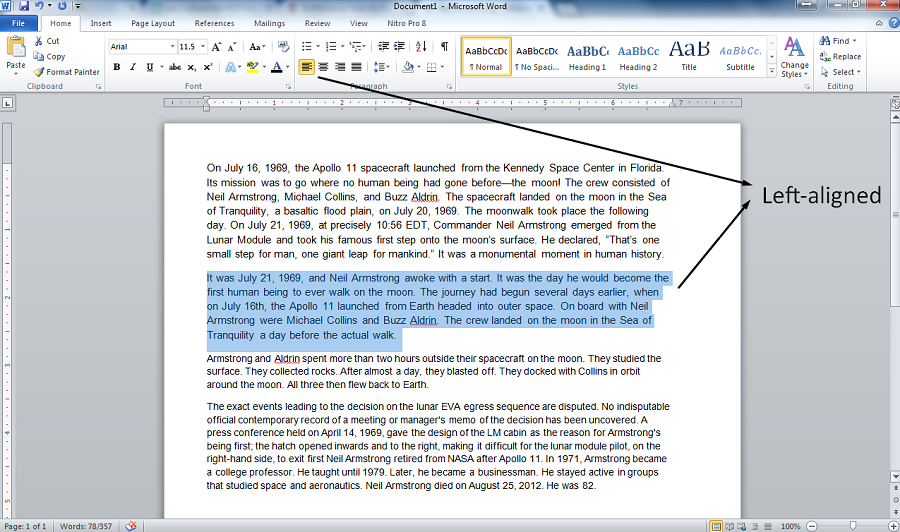 Paragraph alignment | NIKHIL'S BLOG