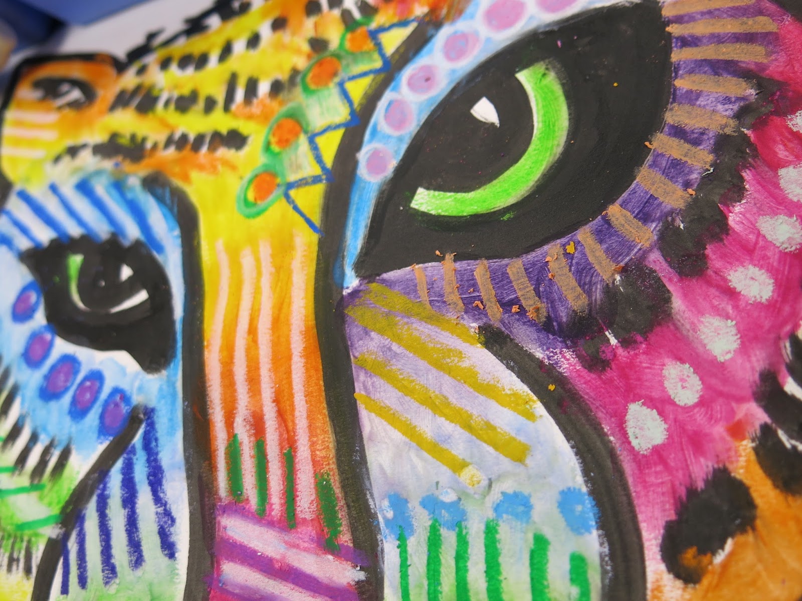 Cassie Stephens: In the Art Room: Dean Russo-Inspired School Mascot!