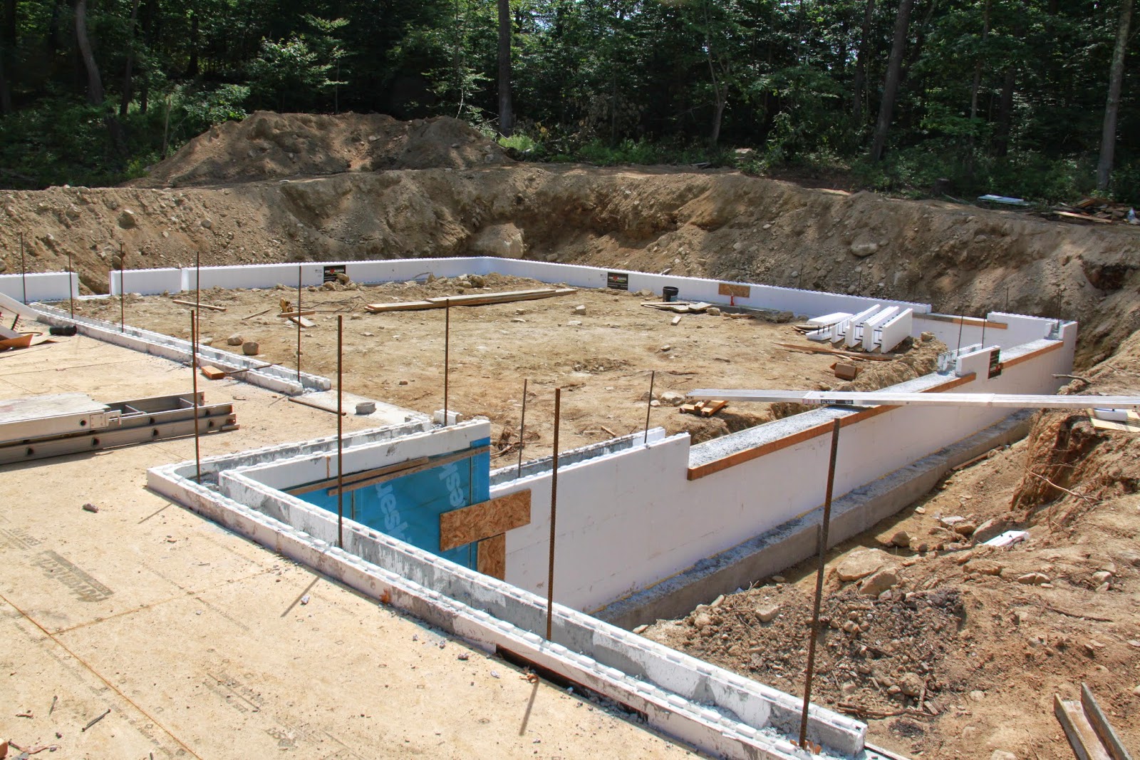 Our New England Energy Star ICF Home Build: Excavation, Footings, Frost ...