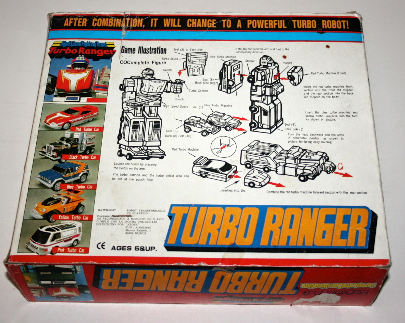 EL DRAGON DORADO: TURBO RANGER POWER RANGER HIGH SPEED FIGHTING TEAM