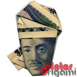 Origami Uang Kertas Unik | Cara Membuat Origami | Bunga | Binatang ...