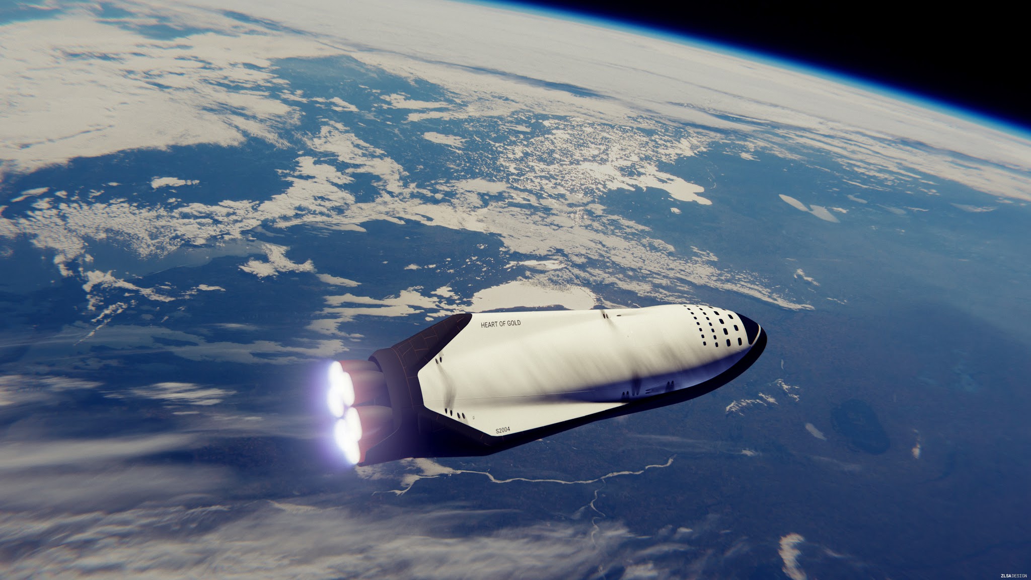 Amazing ITS fan art - Sam Taylor : r/spacex