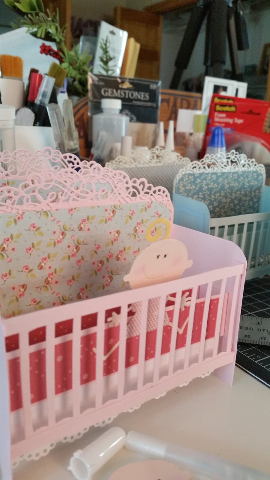 Calla Lily Studio Blog: Baby Crib Cards