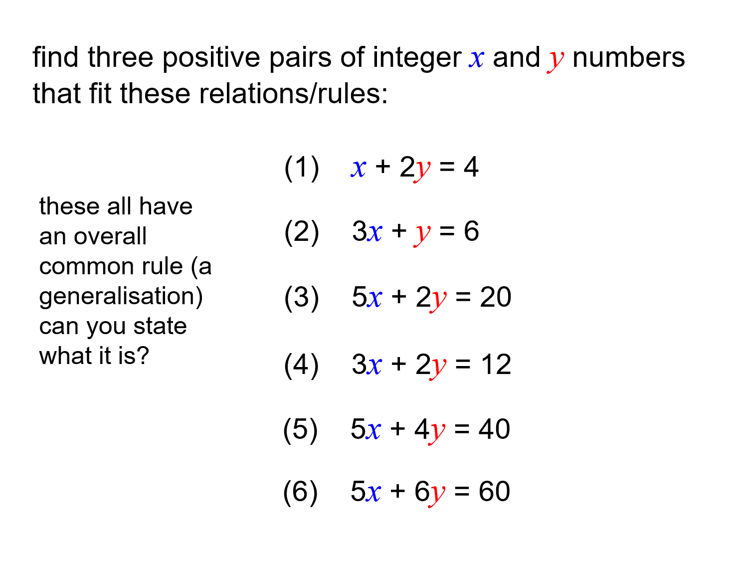 MEDIAN Don Steward mathematics teaching: rules to points 2