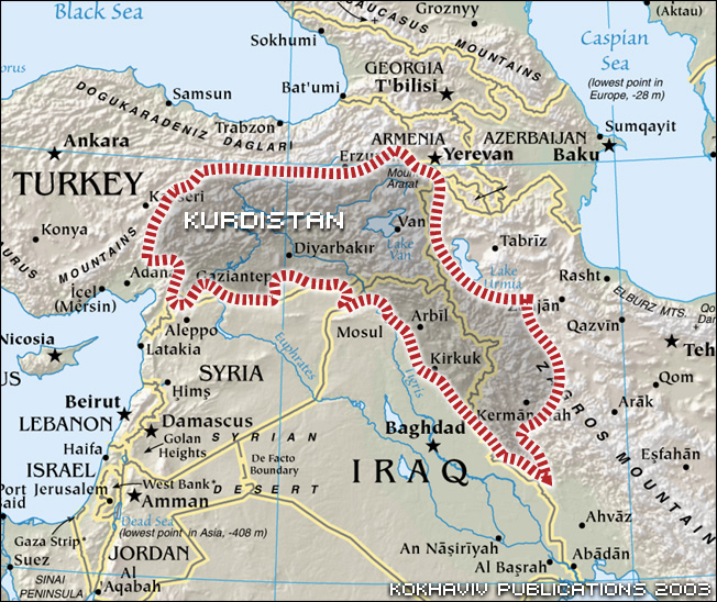 Grafic Geo: KURDISTAN