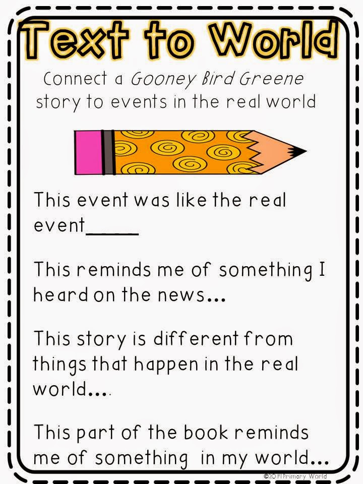 Primary World: Gooney Bird Greene Read Aloud & Freebie