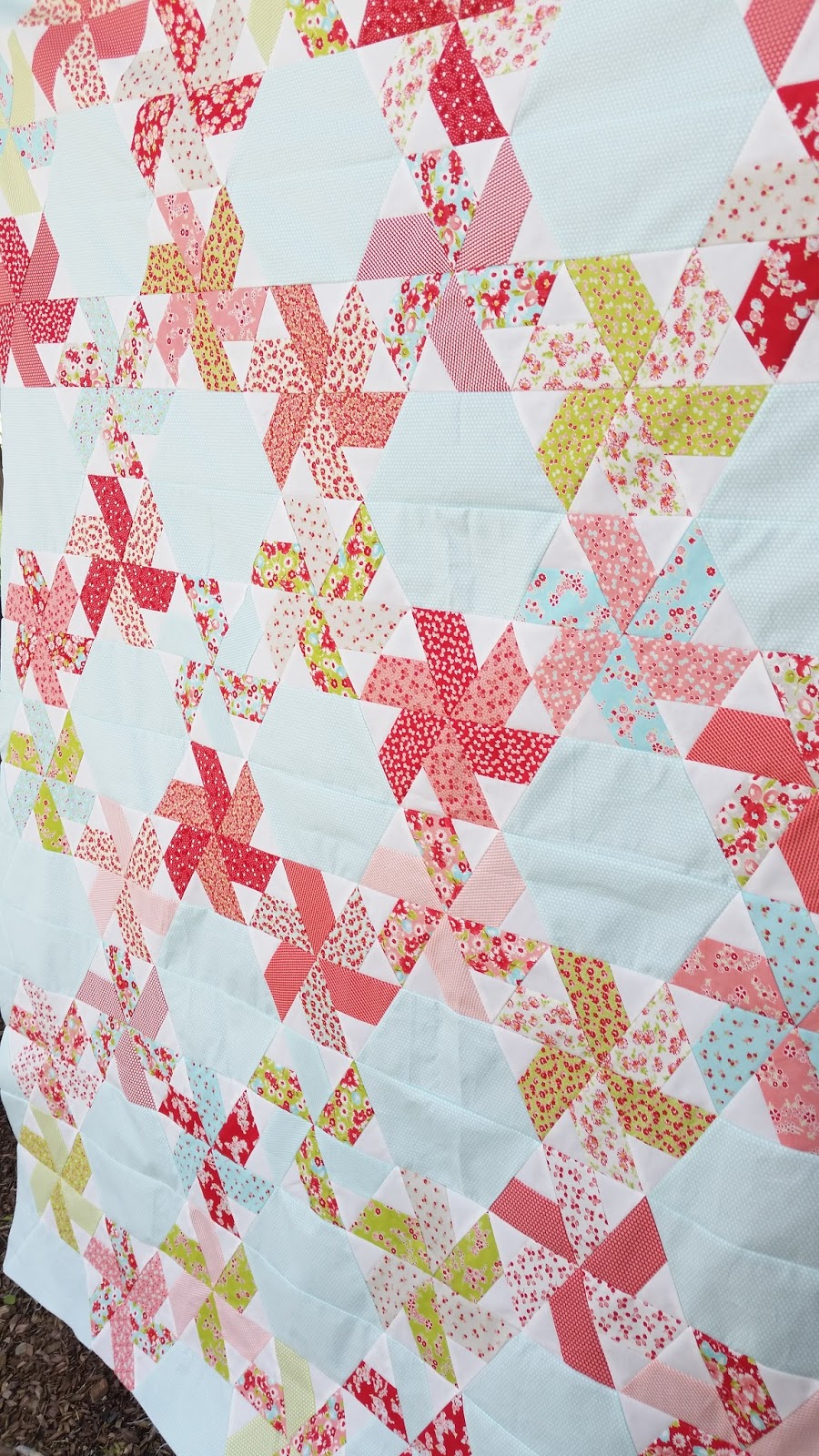 Quilt Story: Little Ruby Quilt along finish!