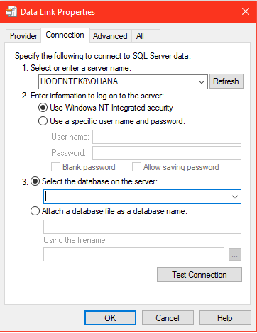 HodentekHelp: How do you connect to SQL Server 2016 using OLE DB?