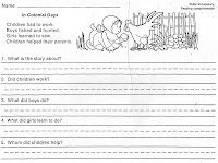 ELEMENTARY SCHOOL ENRICHMENT ACTIVITIES: THANKSGIVING SKILL WORKSHEETS
