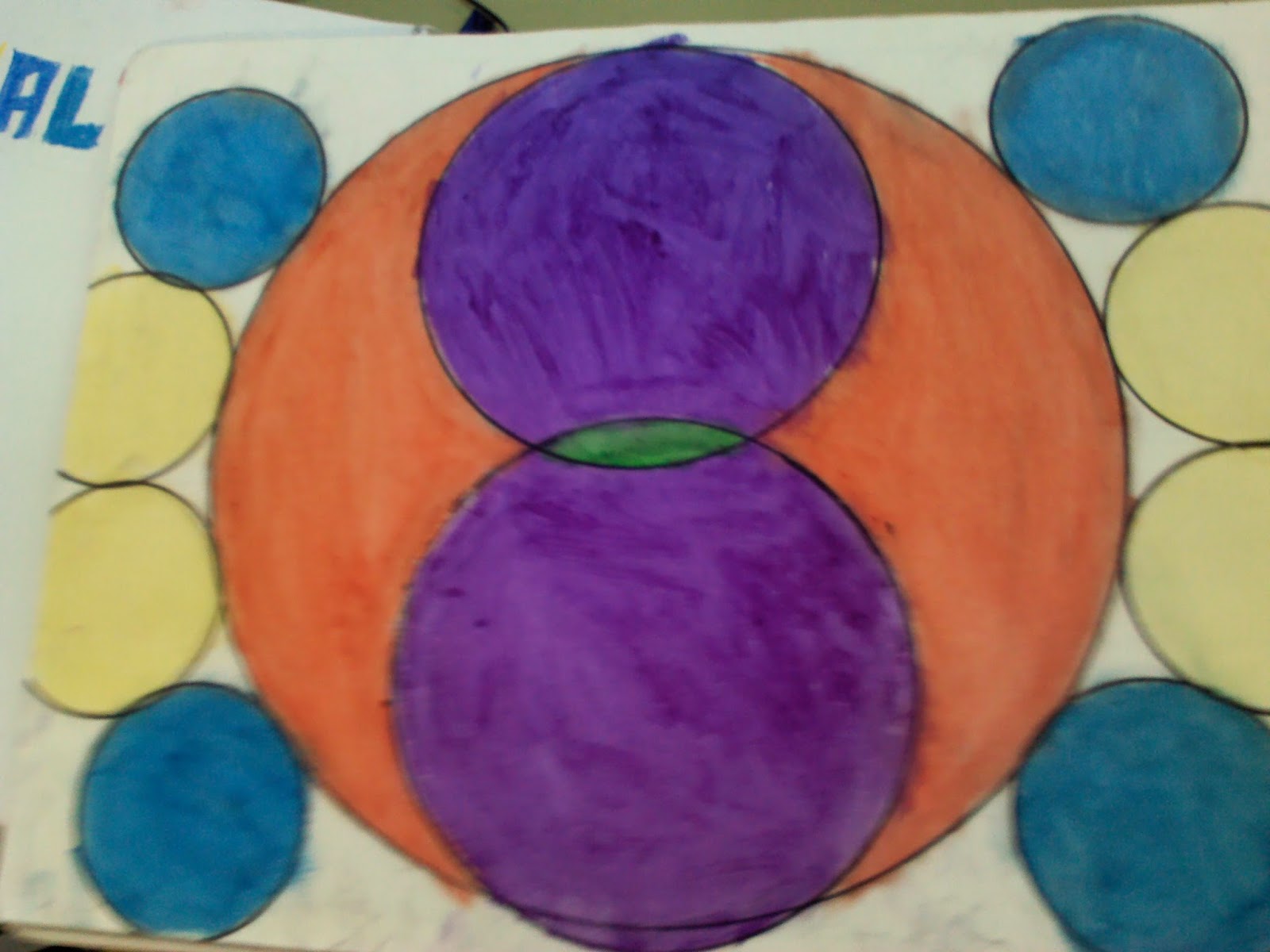 1º ESO EPVA: LÁMINA 21.- REALIZA UNA COMPOSICIÓN CON EL COMPÁS