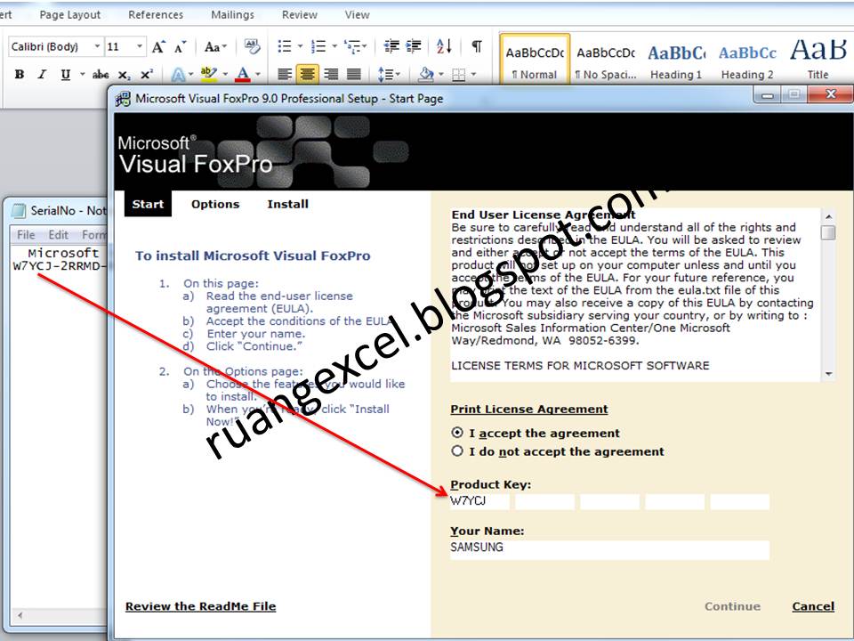CARA INSTALL MICROSOFT VISUAL FOXPRO 9.0 - Ruang Excel