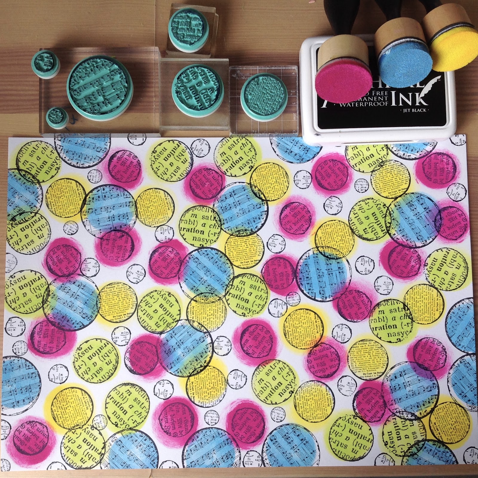 a sprinkle of imagination: Colourful Masterboard