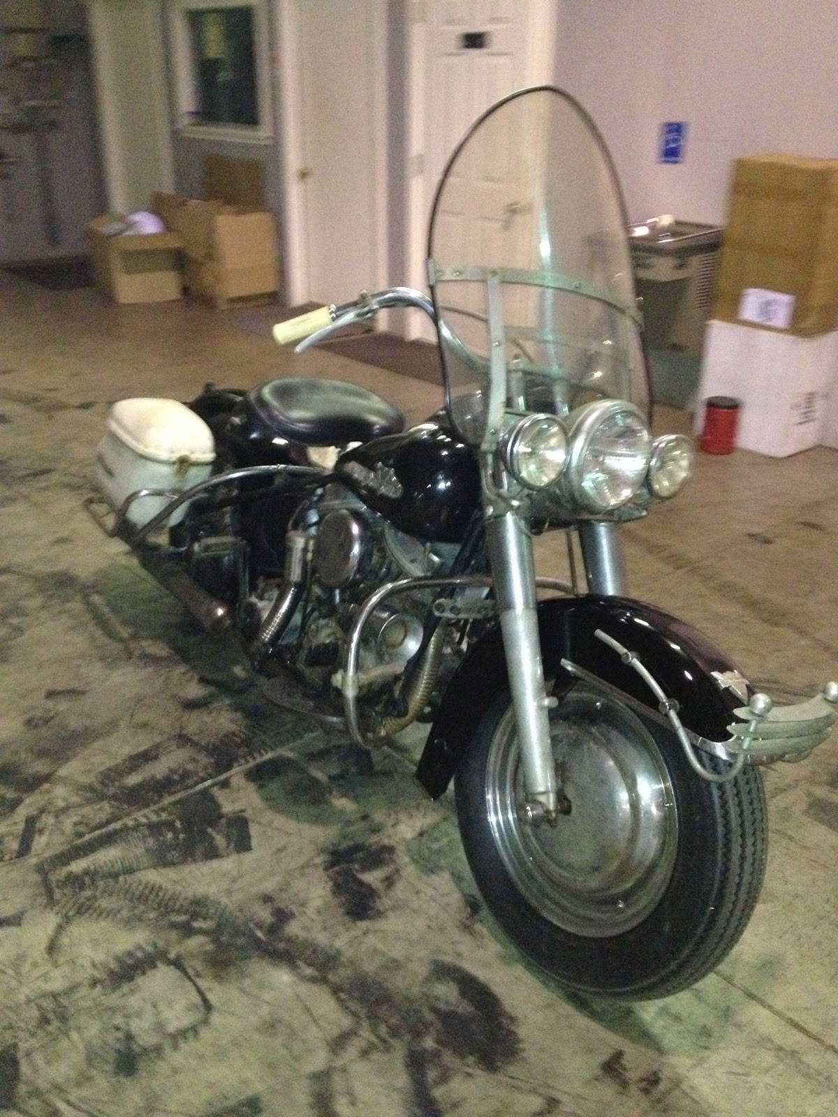 Vintage Harley Parts : 55 Panhead is ready to ride!