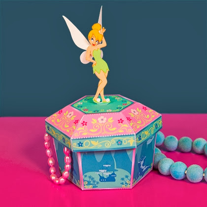 Papercraft Disney Tinker Bell Jewelry Box ~ Papercraftsparati | Todos ...