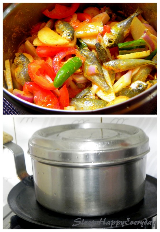 Sleep Happy Everyday: Bati Charchari (Bengali Style Curry Cooked in a Bowl)