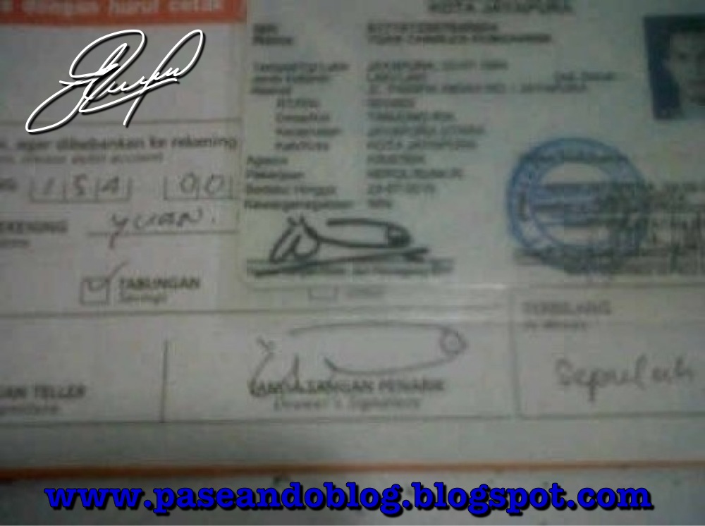 Paseando x ahí me encontre...: Una firma fácil de copiar