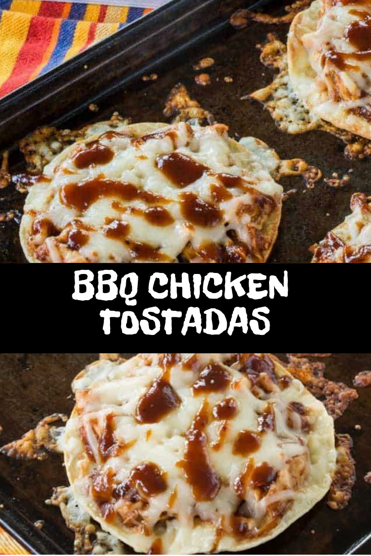 BBQ CHICKEN TOSTADAS RECIPE FOR DINNER