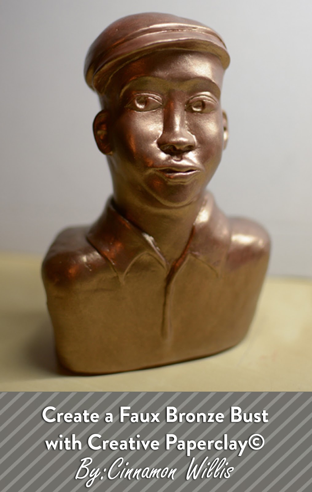 Creative Paperclay® air dry modeling material: Create a Faux Bronze ...